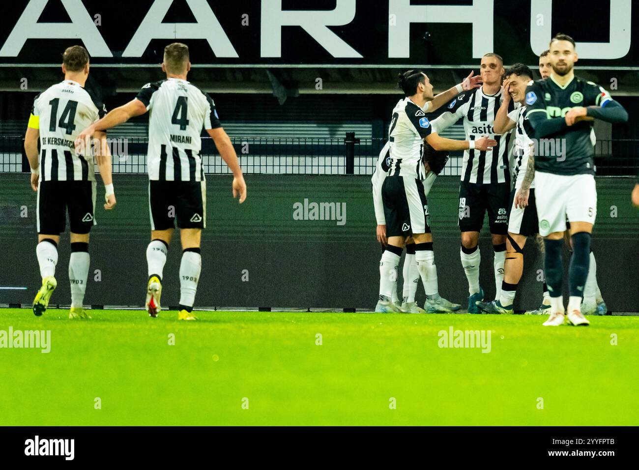 Almelo, Netherlands. 21st Dec, 2024. ALMELO, Stadium Asito, 21-12-2024 ...