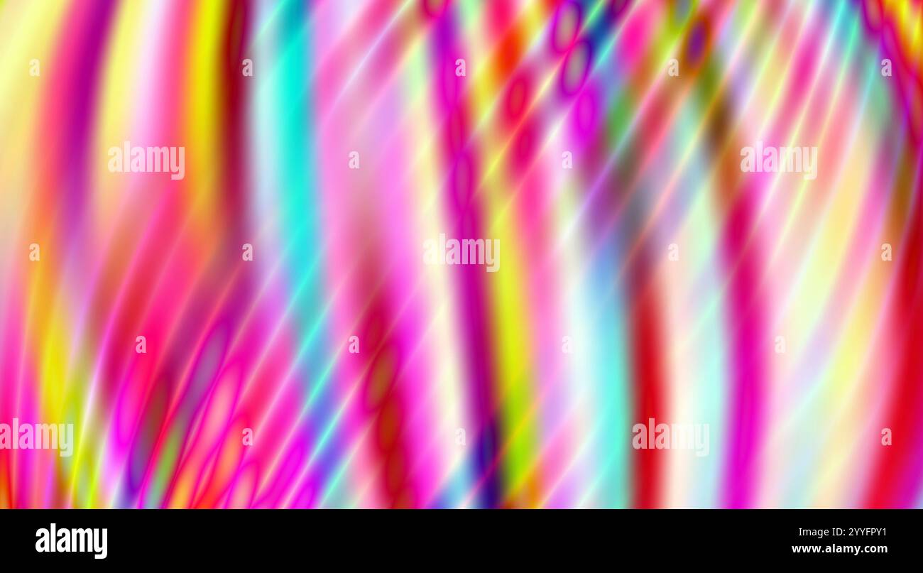 Abstract bright motley neon background with saturated acid colors ...