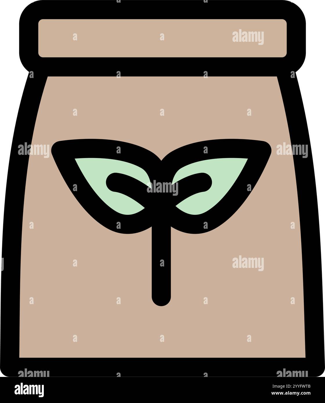 Seeds package symbol - Ecological farming icon Stock Vector Image & Art ...