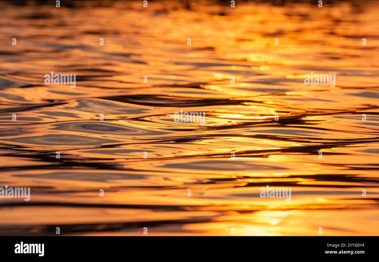 Sunset on water surface hi-res stock photography and images - Alamy