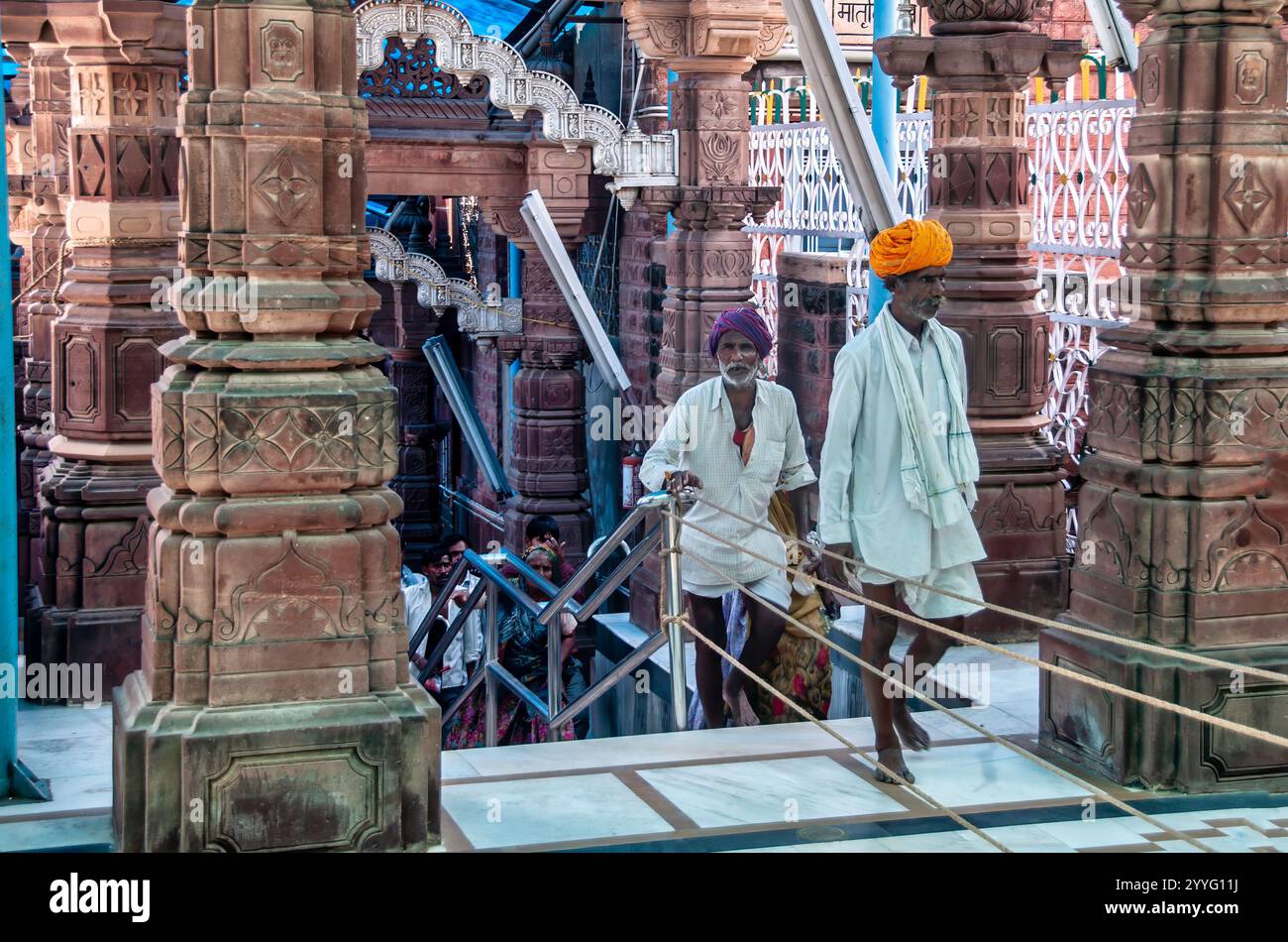 Devotees in Sachiya Mata Temple, Osian, Rajasthan, India. September ...