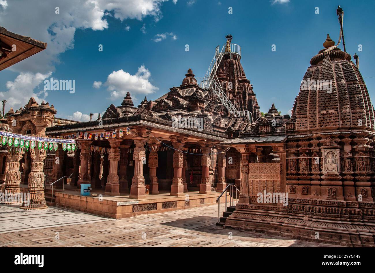 Mahavira Jain temple, Osian, Rajasthan, India. September 2015 Stock ...
