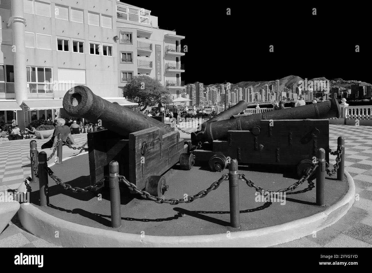 Canons at the Castle Viewpoint - Balcony of the Mediterranean, Old town ...
