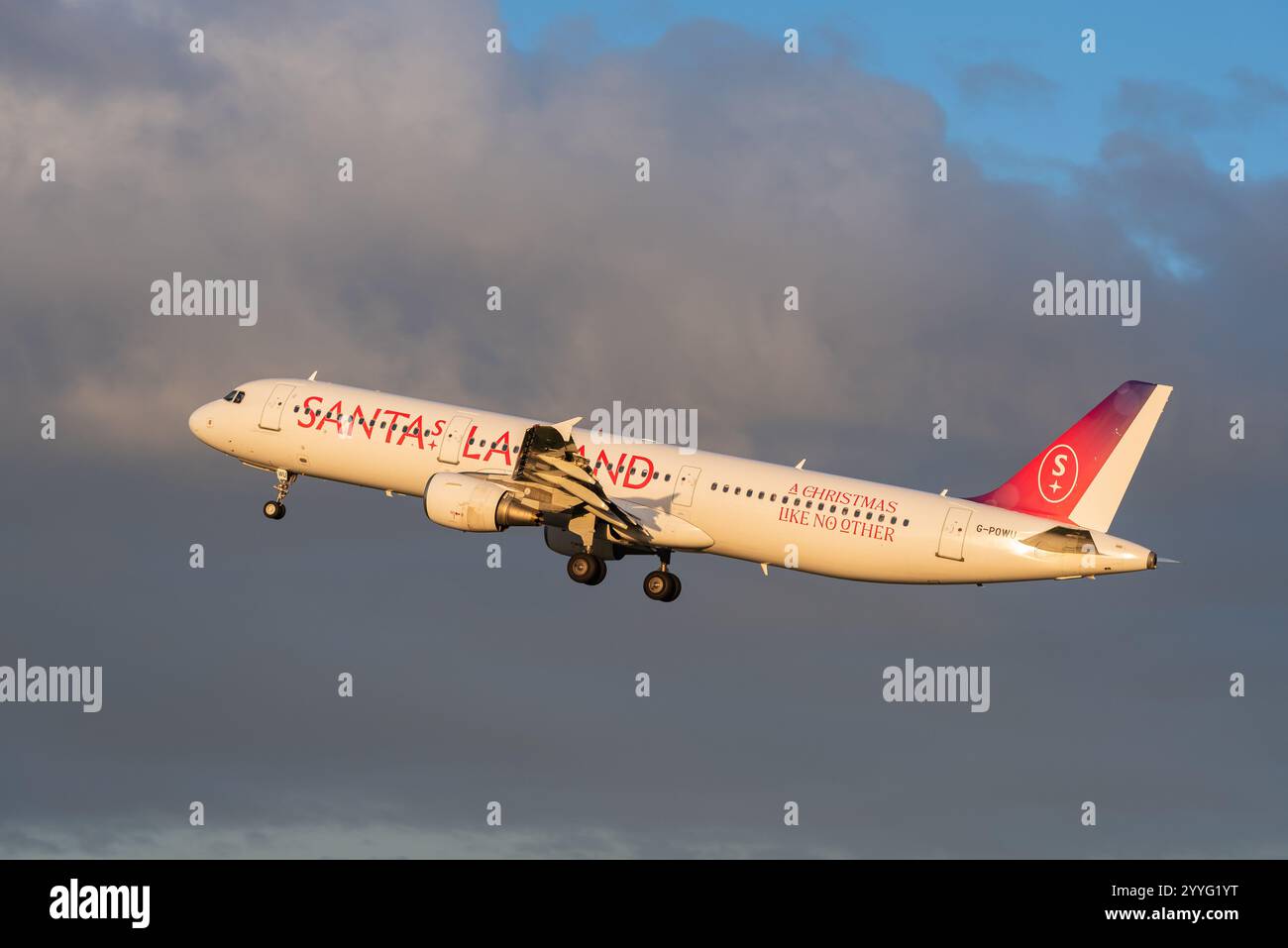 Santa's Lapland special Christmas flight to Lapland. Charter flight ...