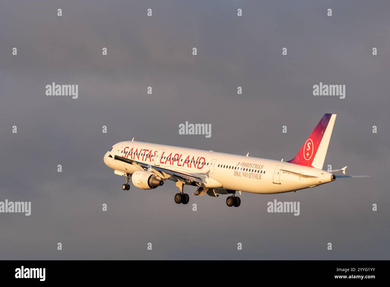 Santa's Lapland special Christmas flight to Lapland. Charter flight ...