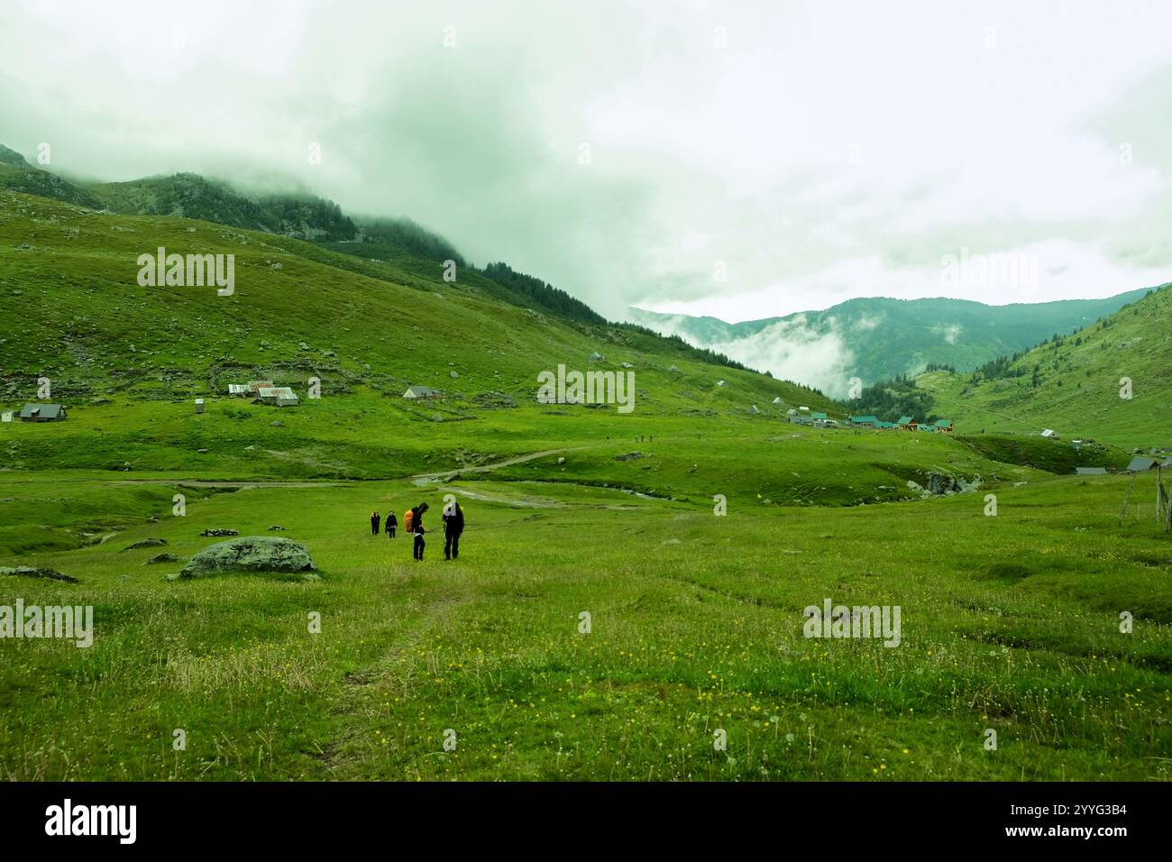 Albanian alps, Peaks of the Balkans trail Stock Photo - Alamy