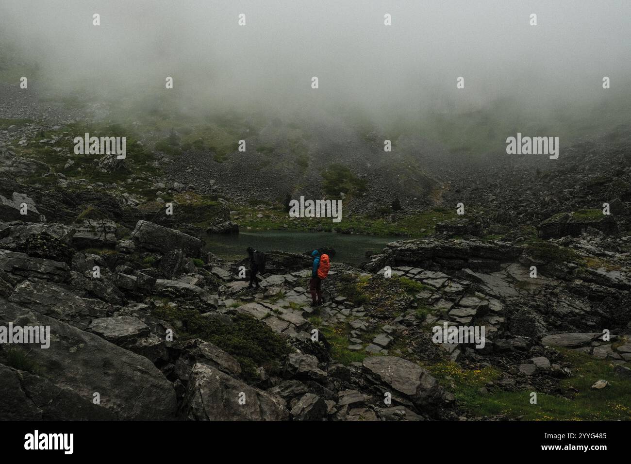 Albanian alps, Peaks of the Balkans trail Stock Photo - Alamy