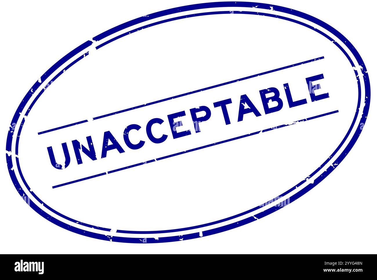 Unacceptable vector vectors hi-res stock photography and images - Alamy
