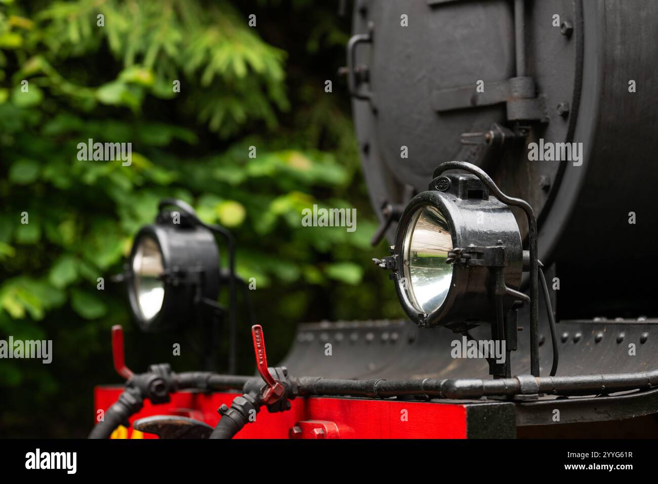 Details of a vintage steam locomotive Stock Photo - Alamy