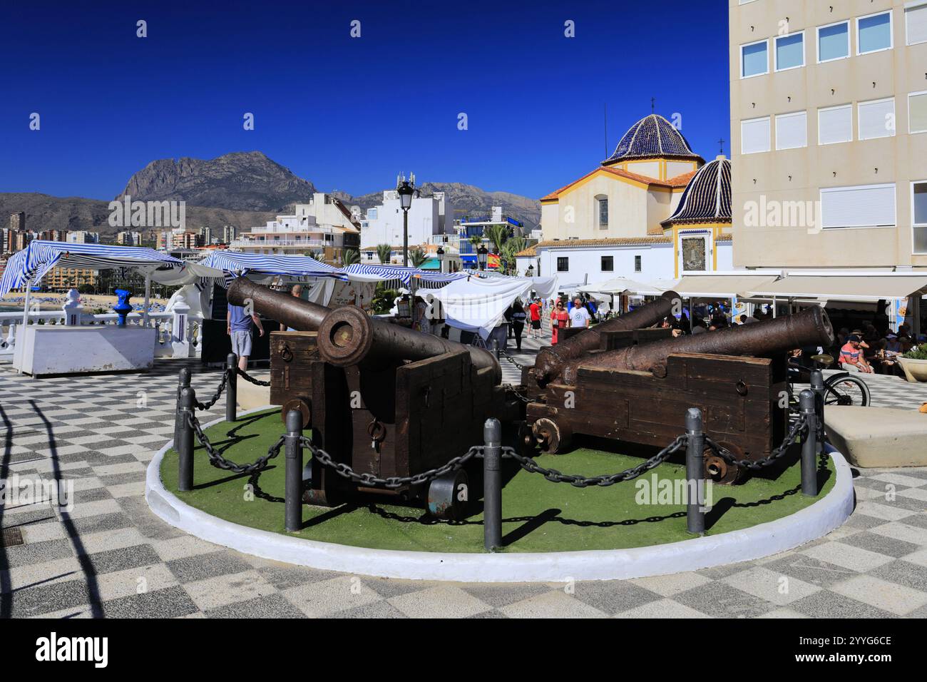Canons at the Castle Viewpoint - Balcony of the Mediterranean, Old town ...