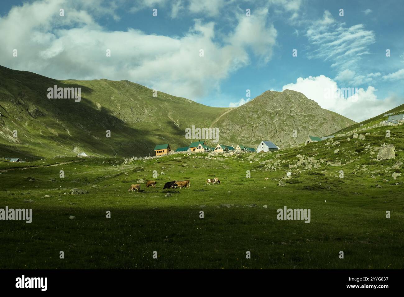 Albanian alps, Peaks of the Balkans trail Stock Photo - Alamy