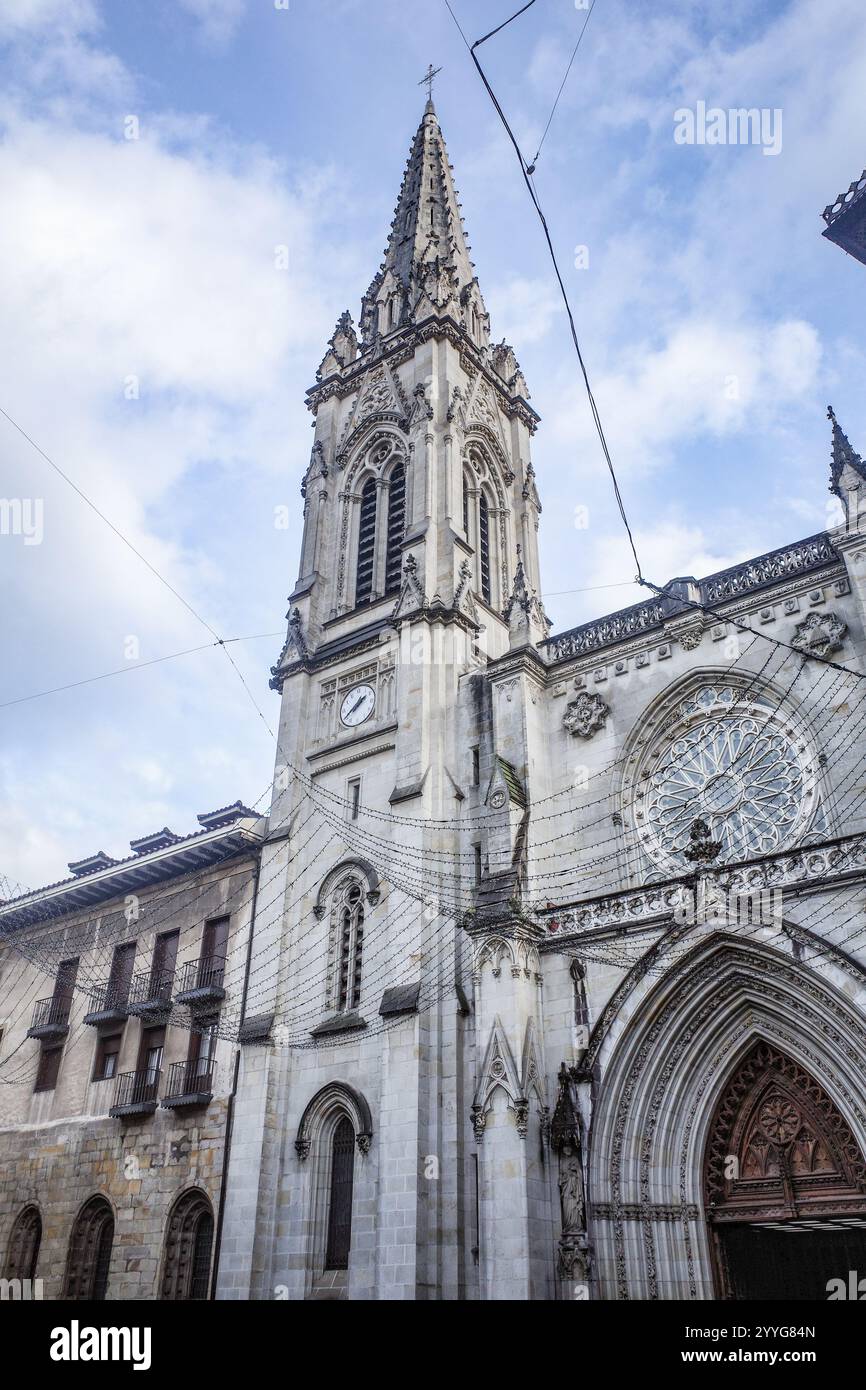 Bilbao, Spain - 16 Nov, 2024: Catedral de Santiago - Cathedral in ...
