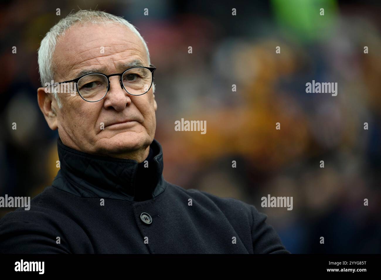 Rome, Italy. 22nd Dec, 2024. Claudio Ranieri, head coach of AS Roma ...