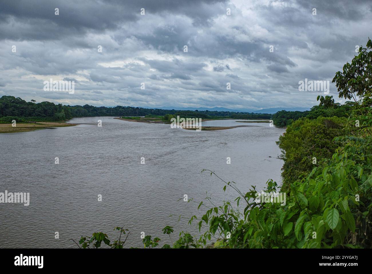 Tambopata, Peru - 25 Nov, 2024: Amazon rainforest landscapes along the ...