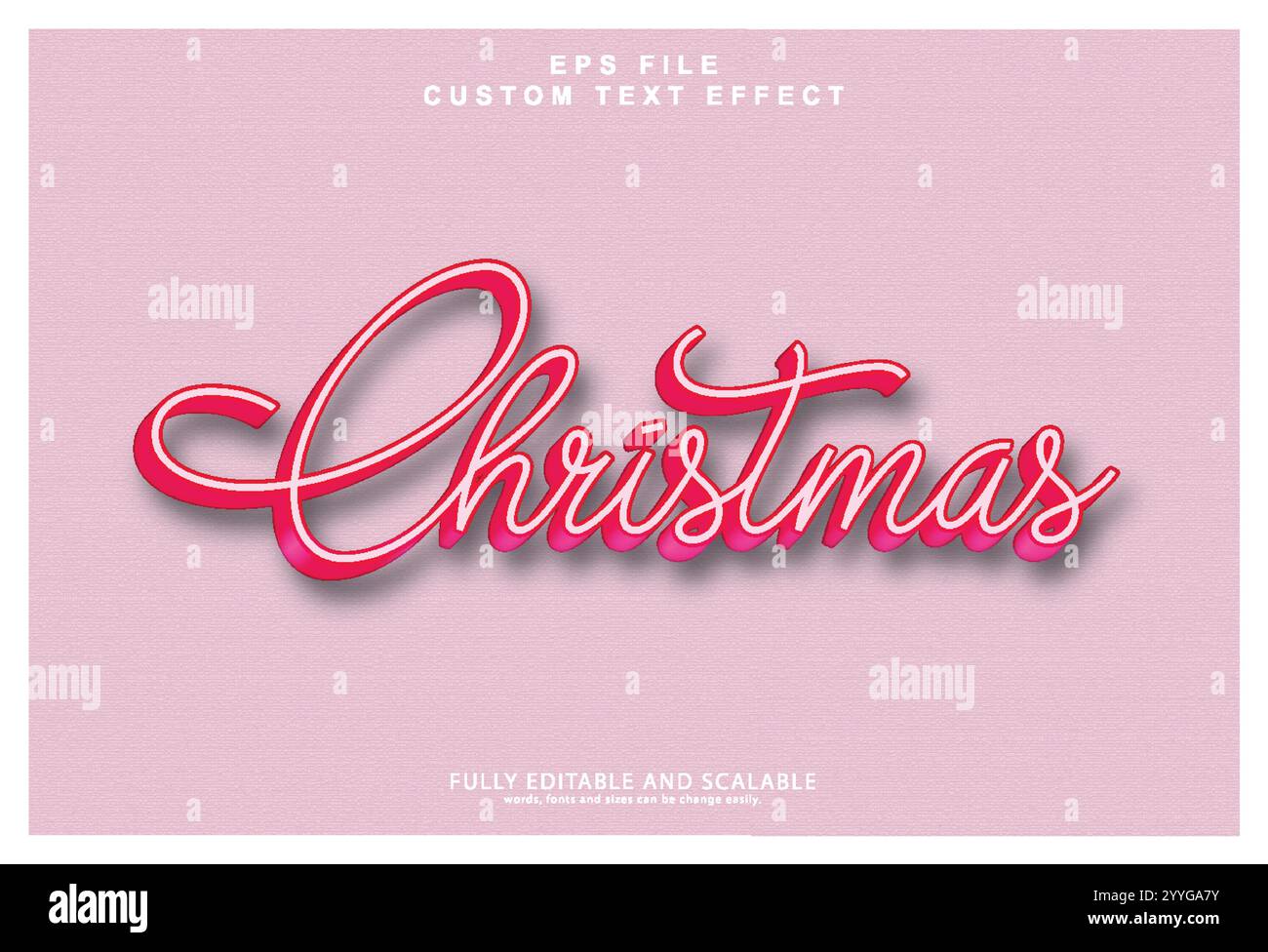 Sticker editable text effect Cut Out Stock Images & Pictures - Alamy