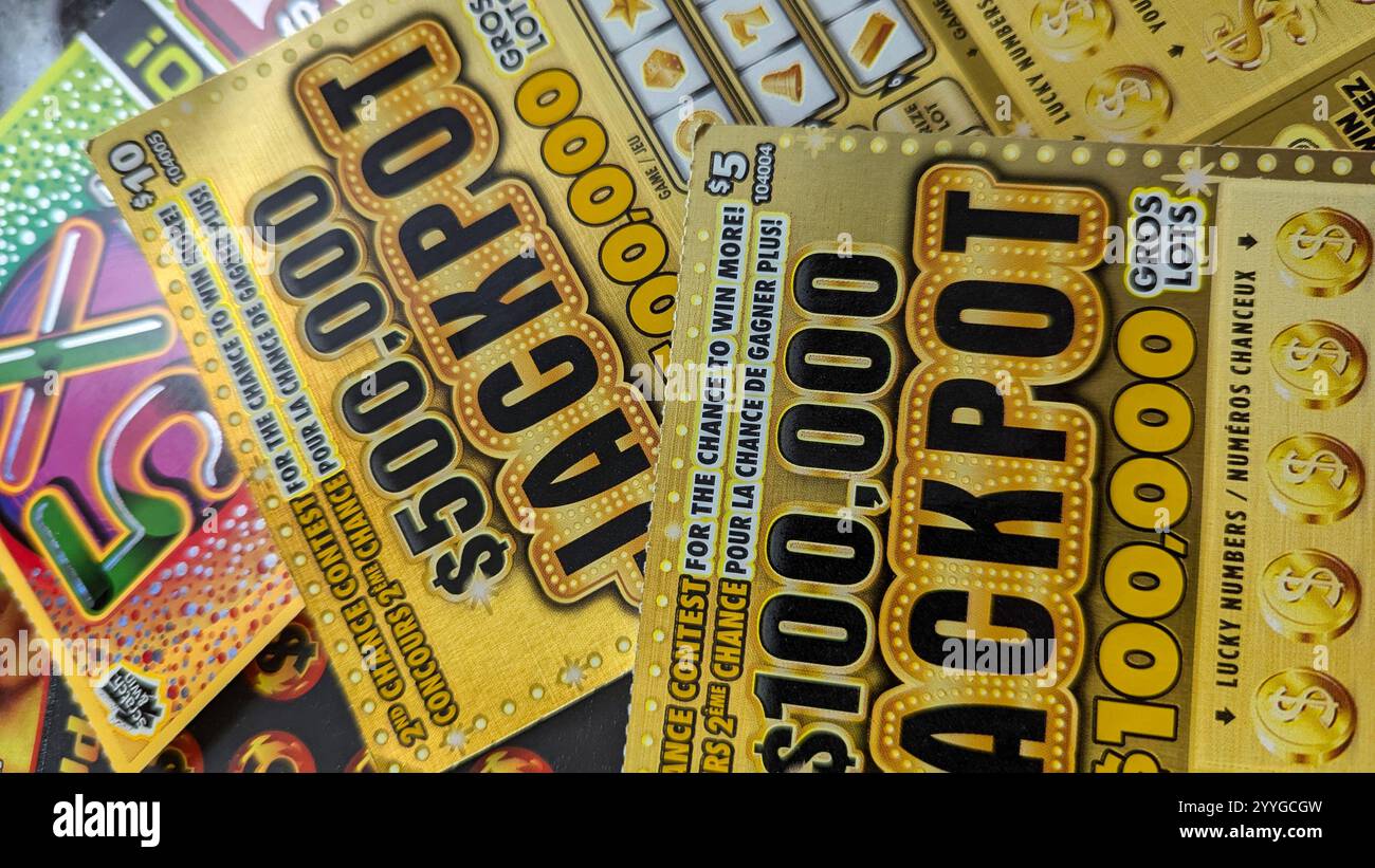 Scratch off ticket hi-res stock photography and images - Alamy