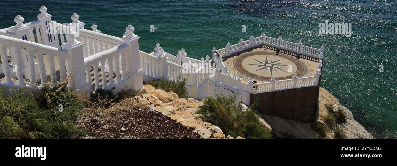 The Castle Viewpoint - Balcony of the Mediterranean, Old town Benidorm ...