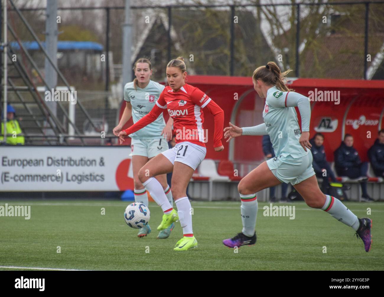 Wijdewormerveer, Netherlands. 22nd Dec, 2024. AFAS Trainingscomplex ...