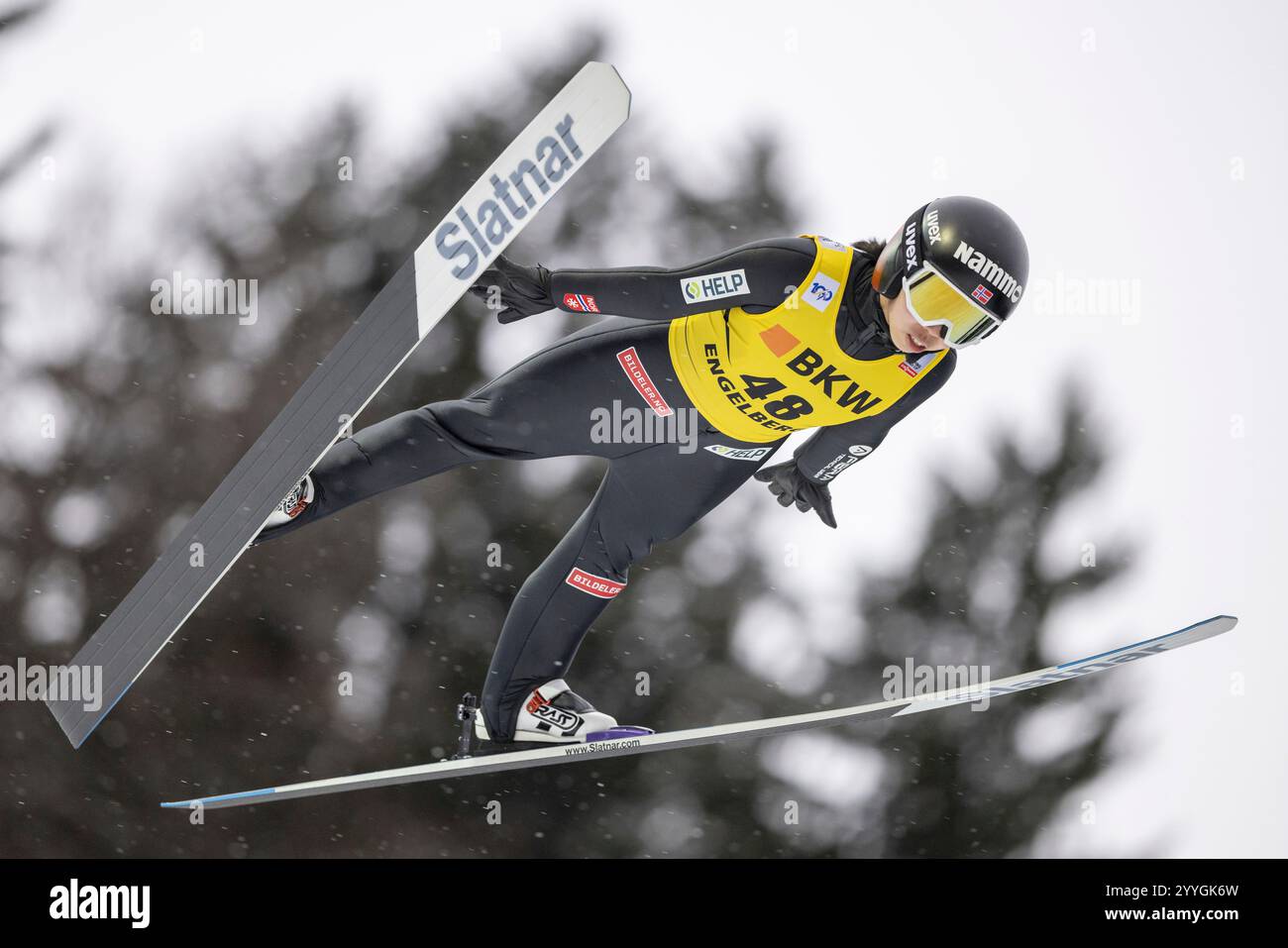 Norway's Thea Minyan Bjoerseth during the women's Individual HS140 ...