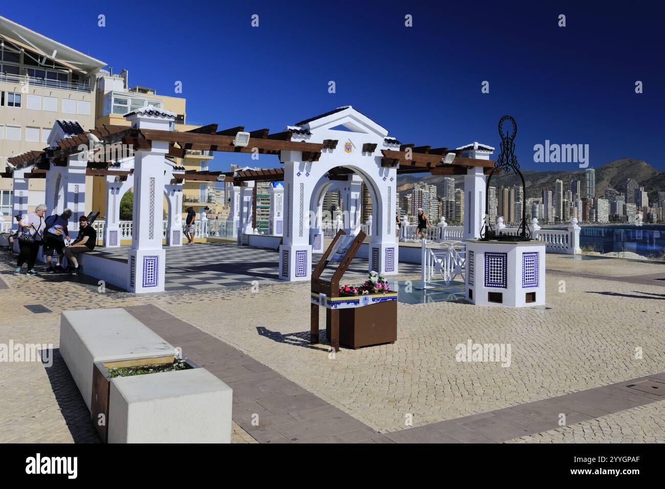 The Castle Viewpoint - Balcony of the Mediterranean, Old town Benidorm ...