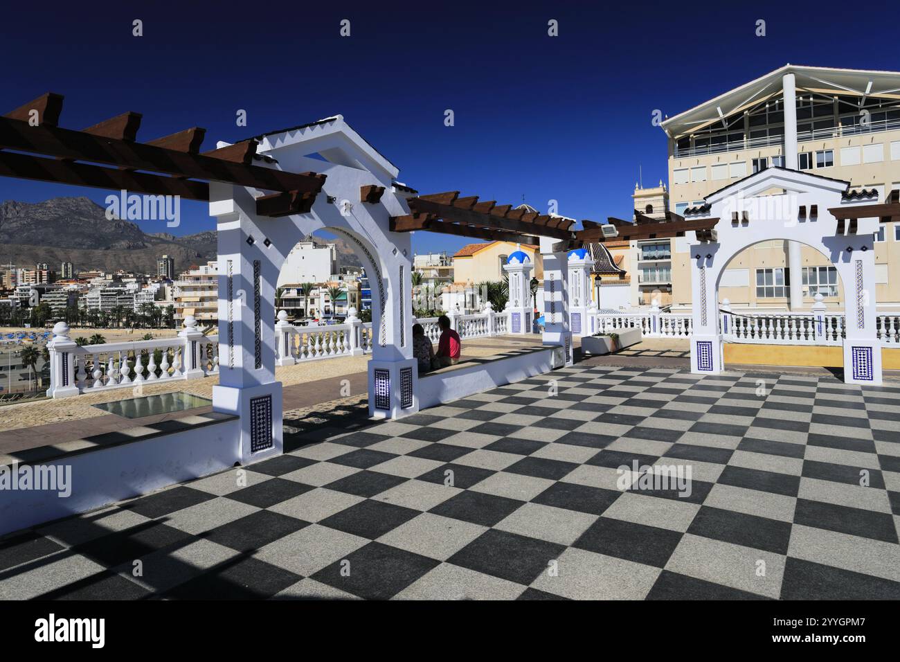 The Castle Viewpoint - Balcony of the Mediterranean, Old town Benidorm ...