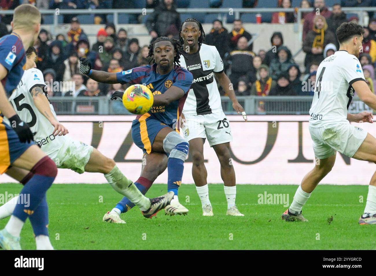 Romaâ??s Manu Kone during the Italian Football Championship League A ...