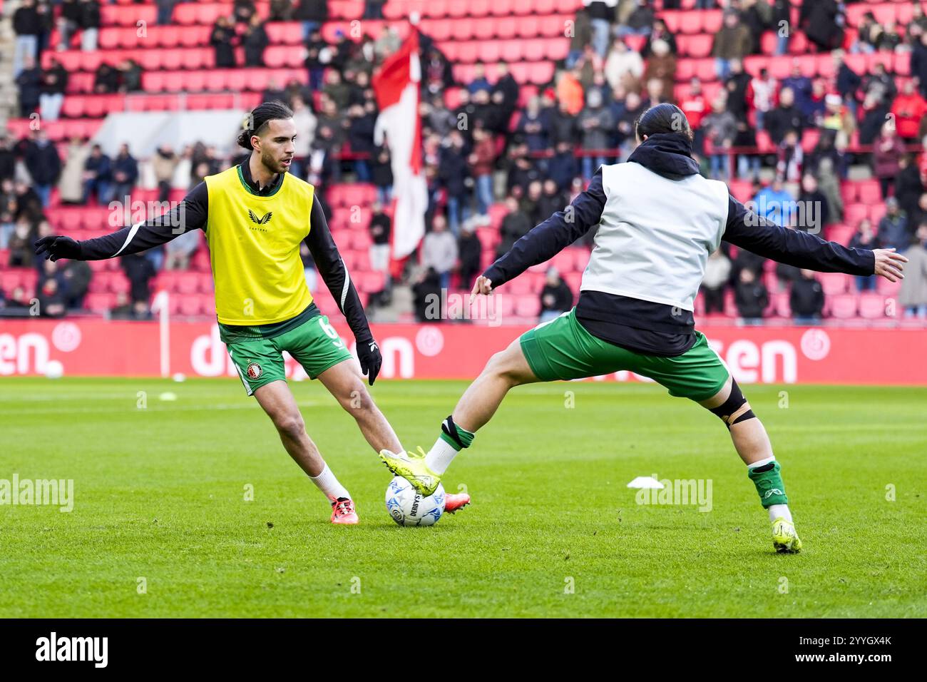 Eindhoven, The Netherlands. 22nd Dec, 2024. Eindhoven - Ramiz Zerrouki of Feyenoord during the ...