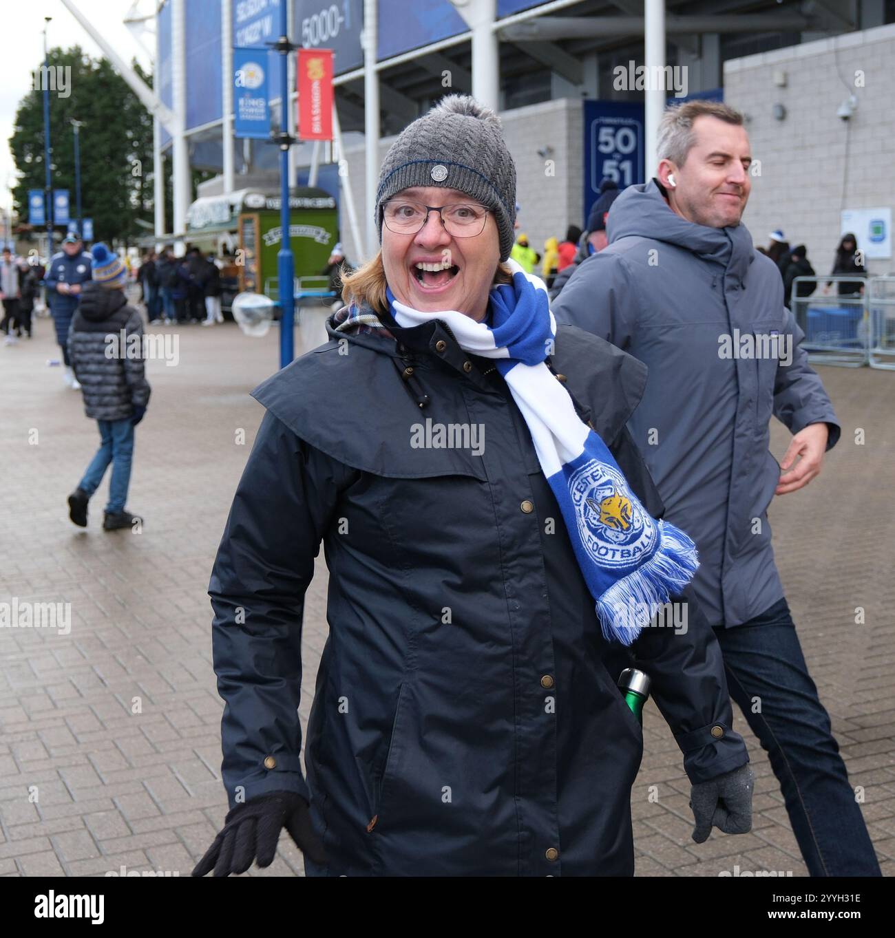 King Power Stadium, Leicester, UK. 22nd Dec, 2024. Premier League ...