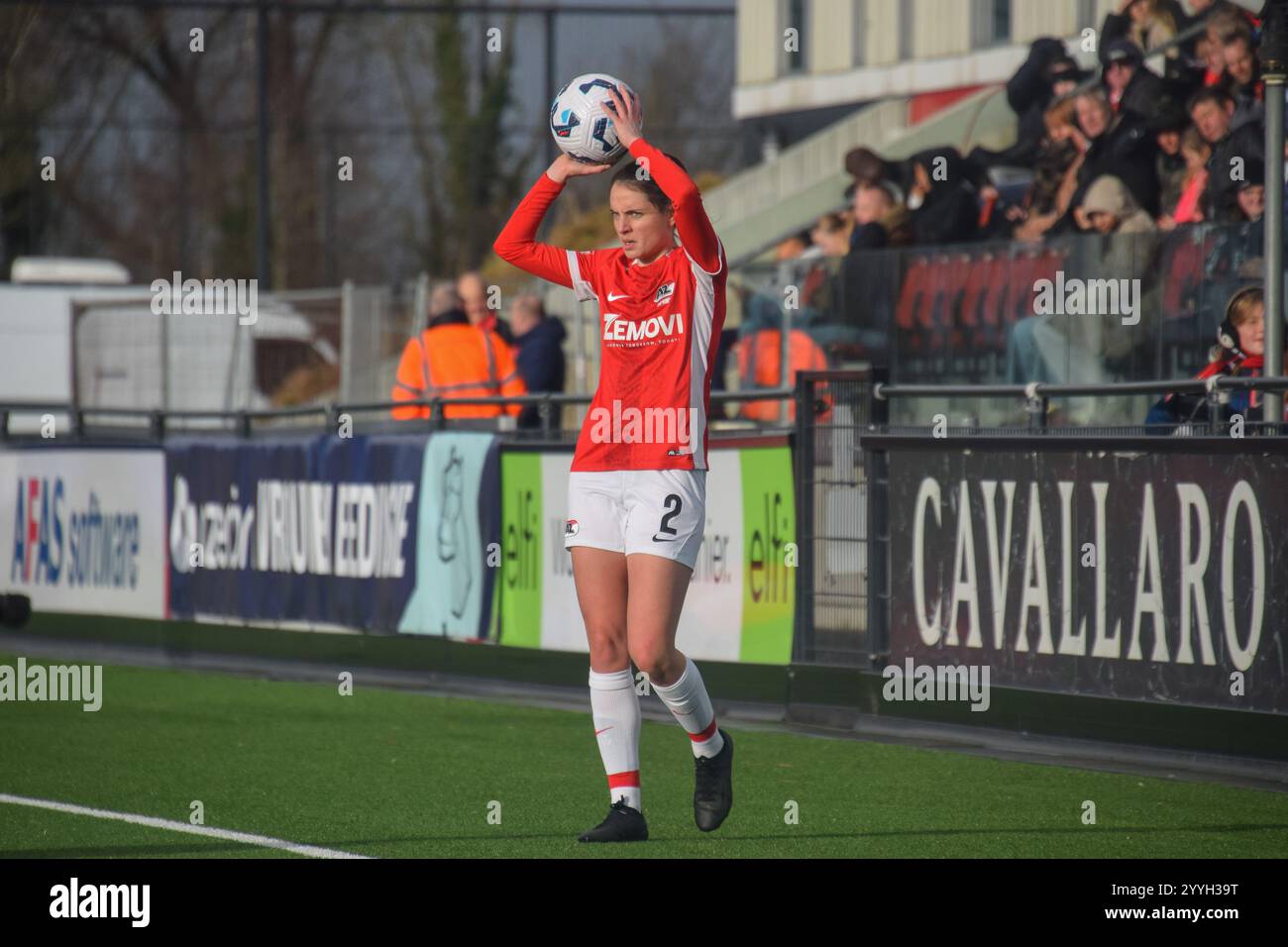 Wijdewormerveer, Netherlands. 22nd Dec, 2024. AFAS Trainingscomplex ...