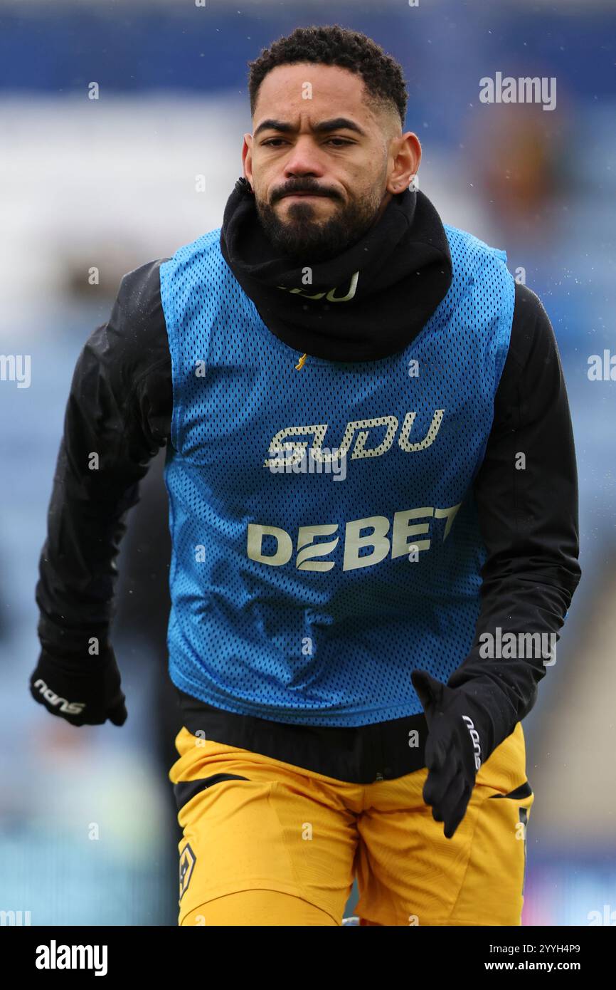 Wolverhampton, UK. 22nd Dec, 2024. Matheus Cunha of Wolves during the ...