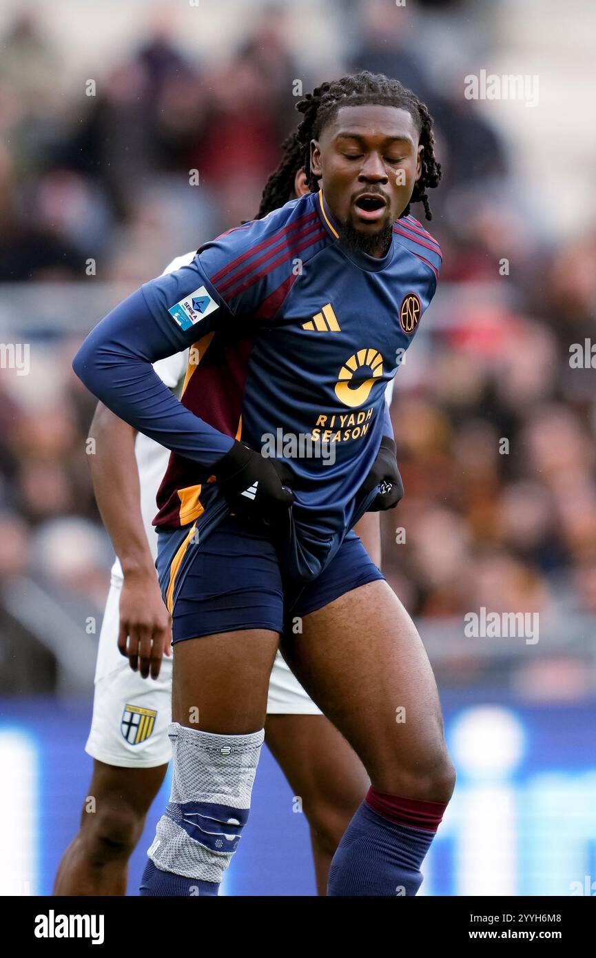 Rome, Italy. 22nd Dec, 2024. Manu Kone' of AS Roma looks dejected ...