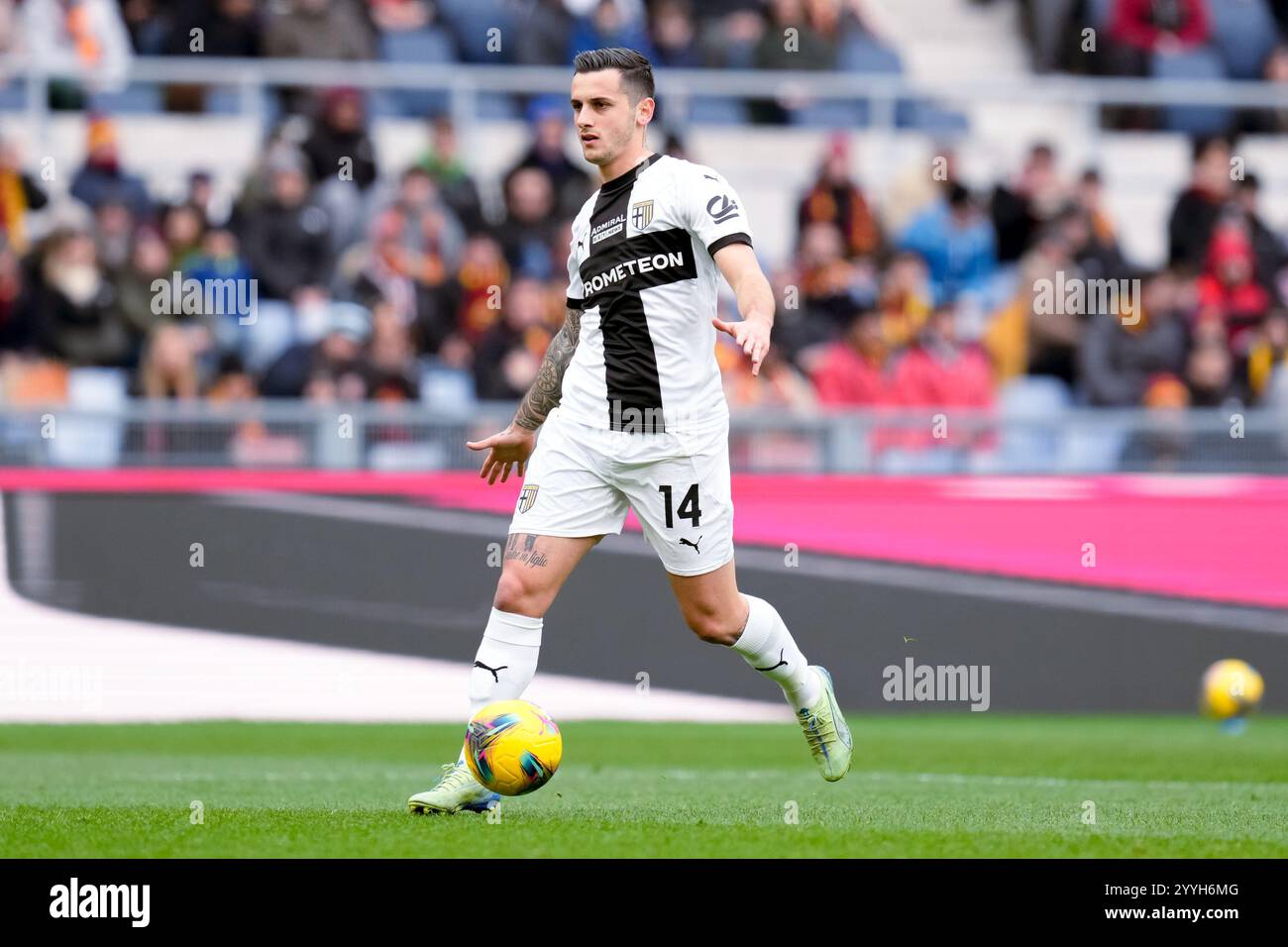 Rome, Italy. 22nd Dec, 2024. Emanuele Valeri of Parma Calcio 1913 ...