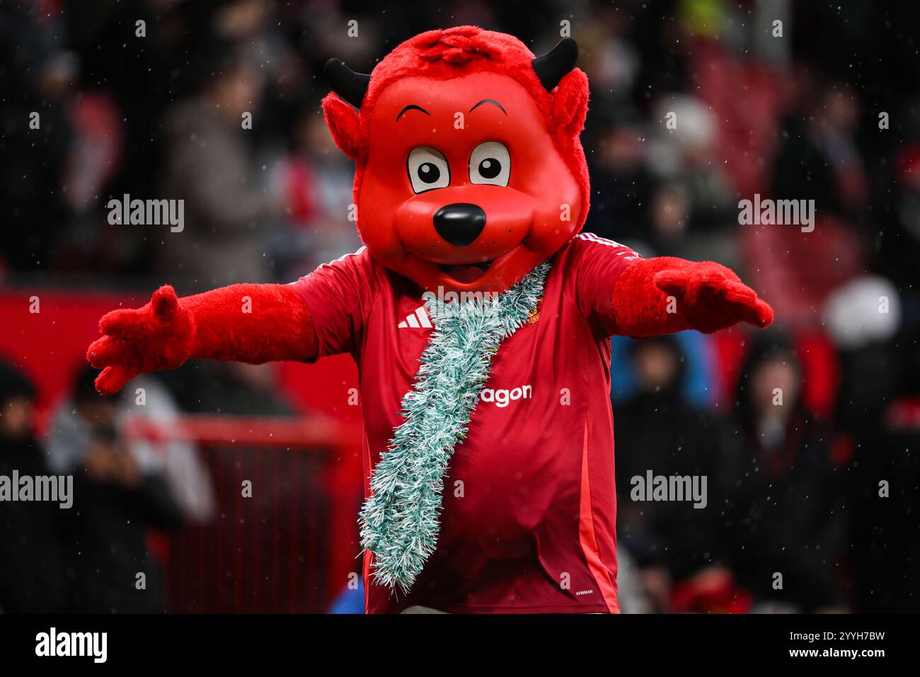 Manchester United mascot during the Premier League match Manchester ...