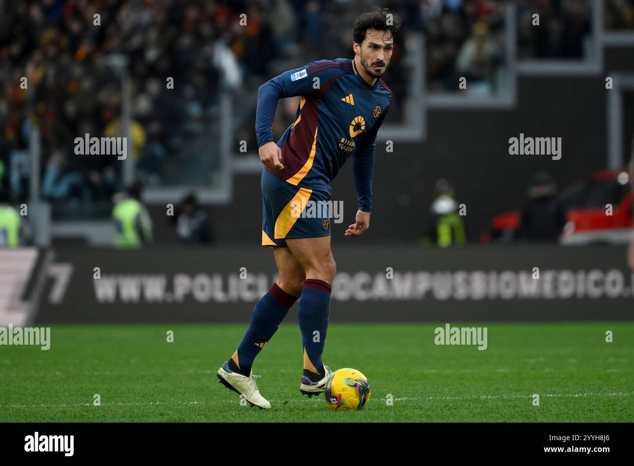 Mats Hummels of AS Roma in action during the Serie A football match ...