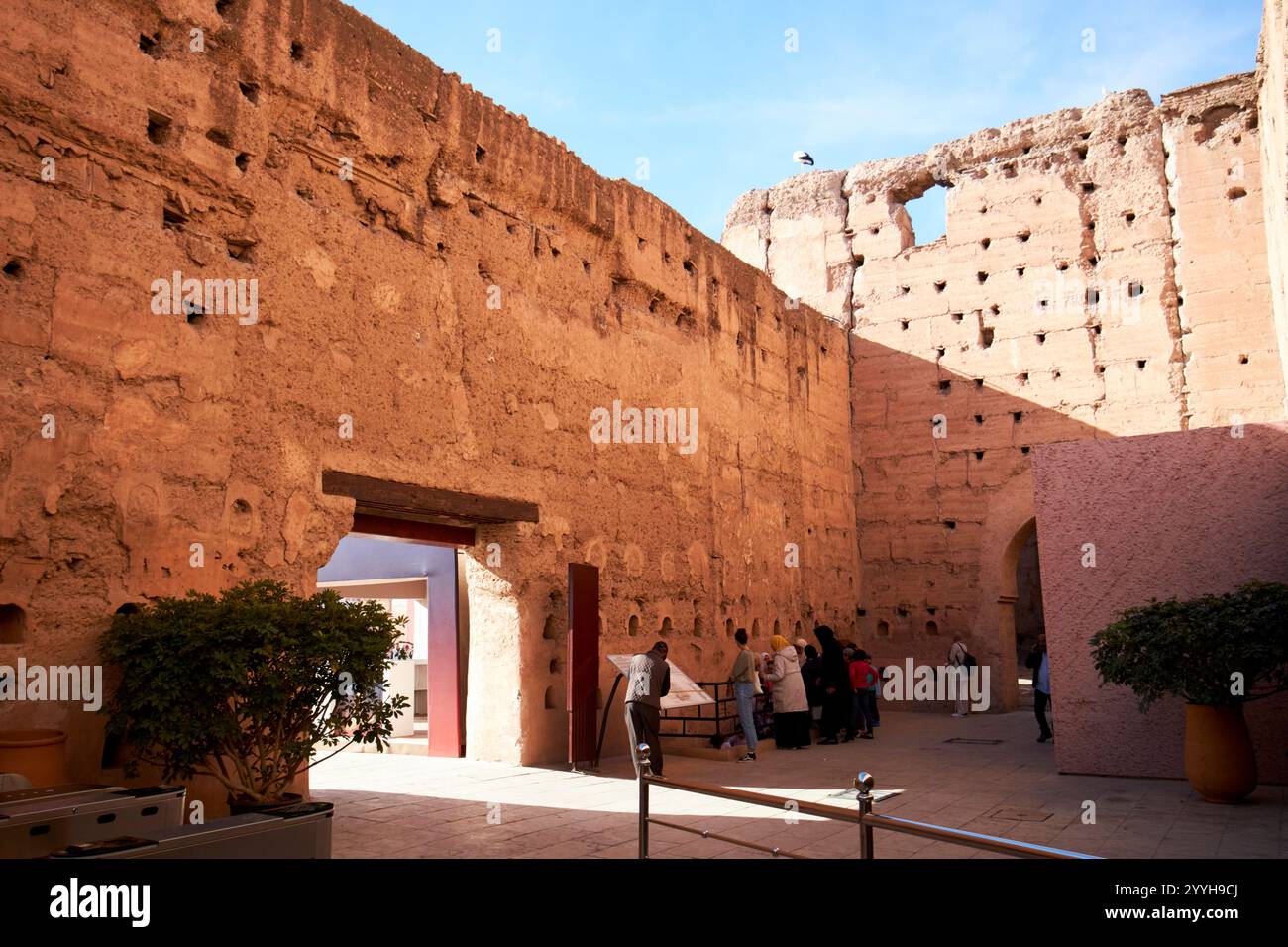 entrance to the ruins of the el badi palace marrakesh, morocco Stock ...