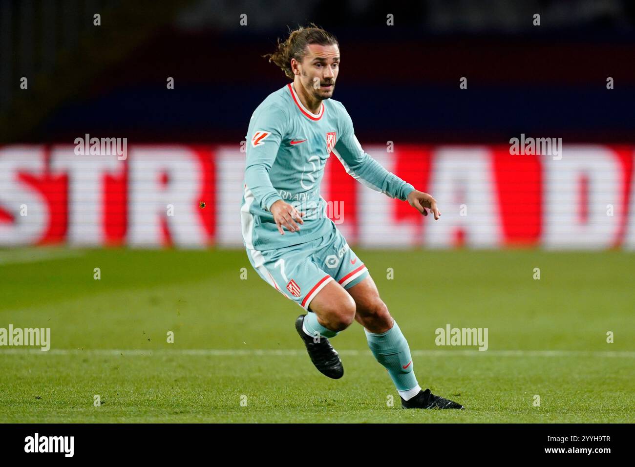 Antoine Griezmann of Atletico de Madrid during the La Liga EA Sports match between FC Barcelona ...