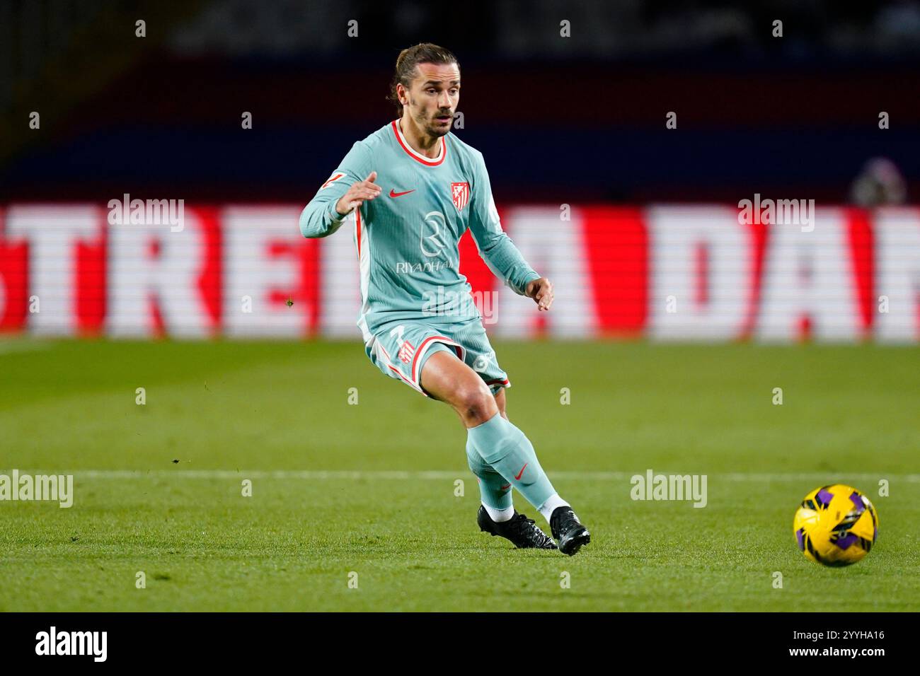 Antoine Griezmann of Atletico de Madrid during the La Liga EA Sports match between FC Barcelona ...