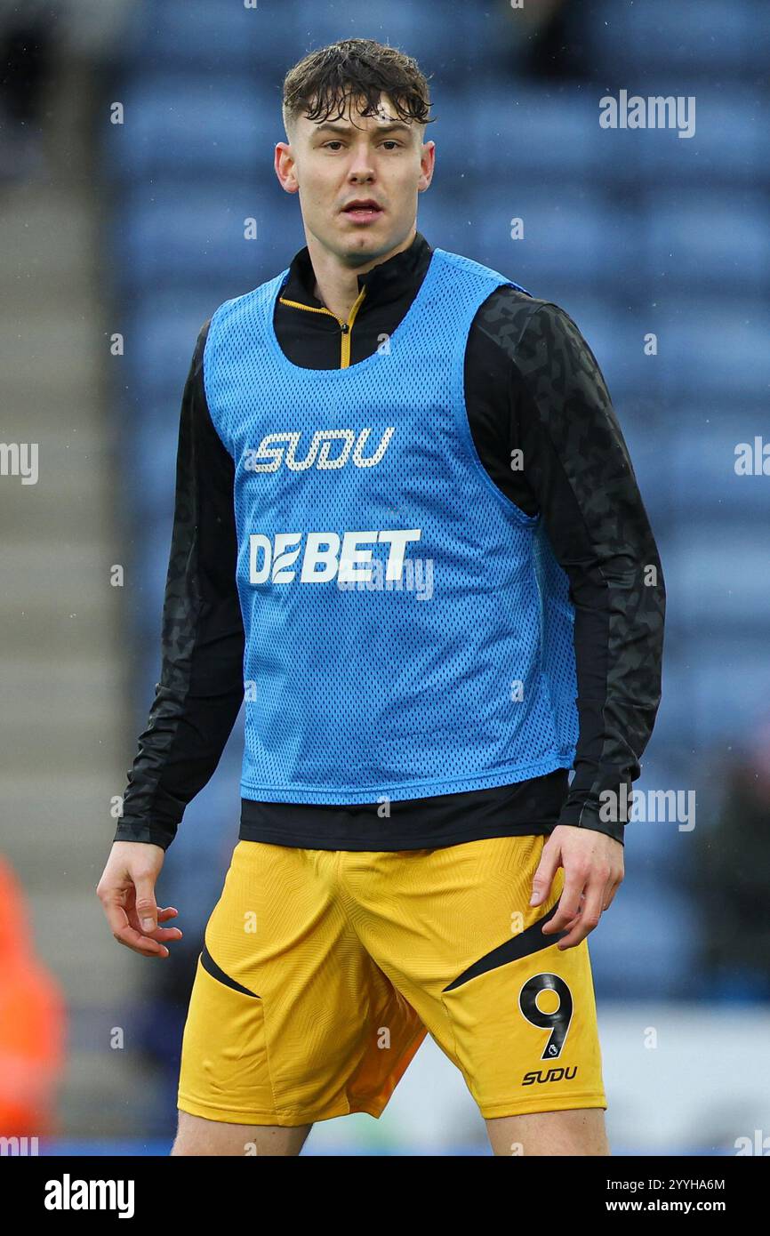 Wolverhampton, UK. 22nd Dec, 2024. Jørgen Strand Larsen of Wolves ...