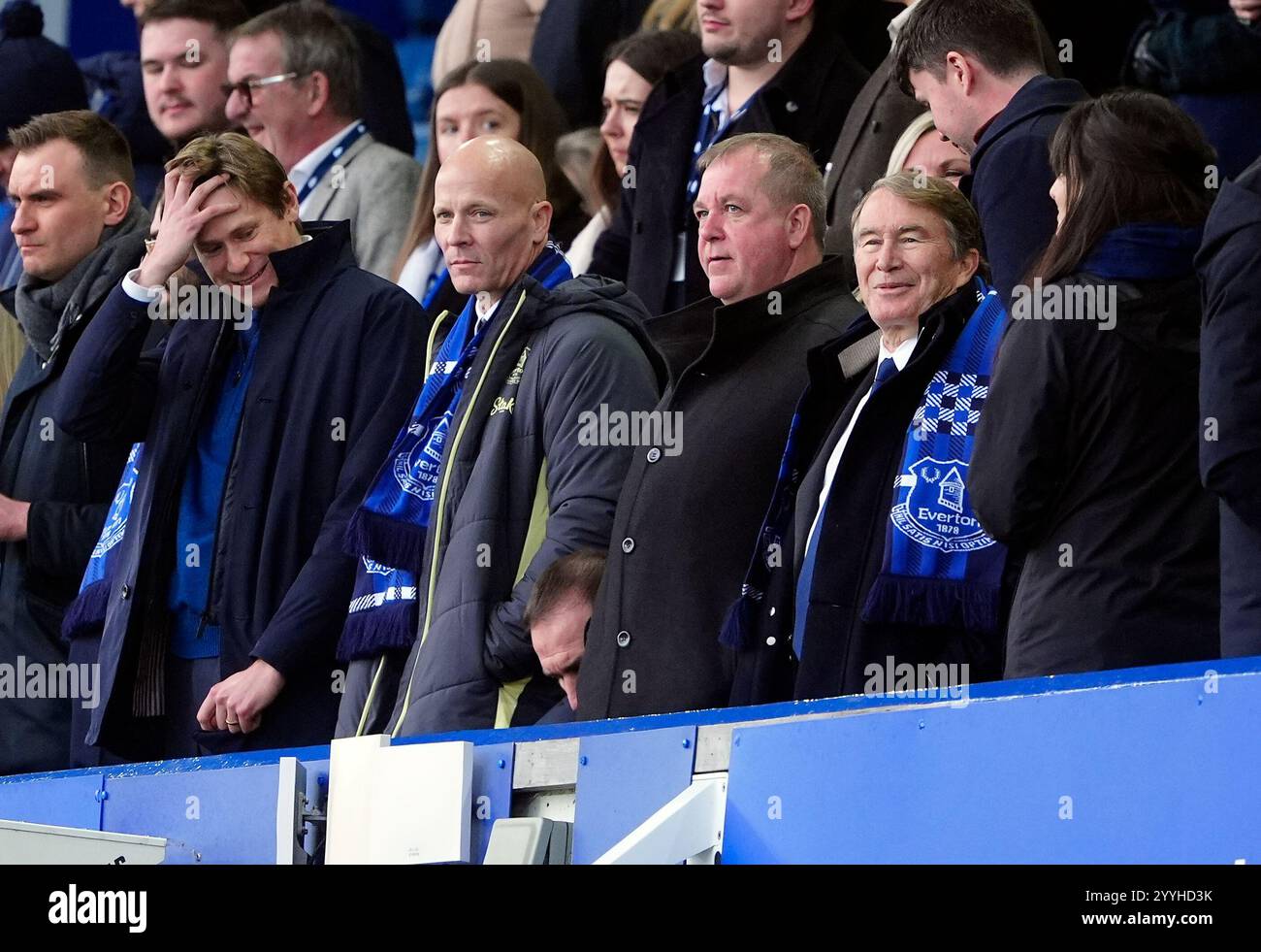 Everton Executive Chairman Marc Watts (right) and interim chief ...