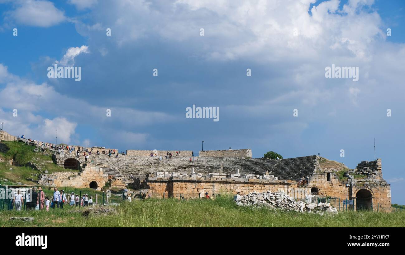 The Theatre at Hierapolis, an ancient Greek city in Phrygia in ...