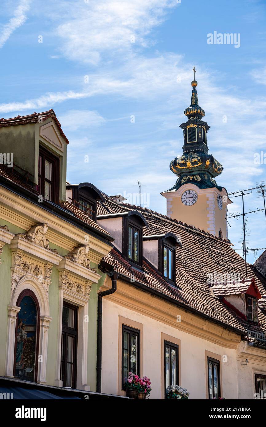Zagreb landmarks, Croatia Stock Photo - Alamy