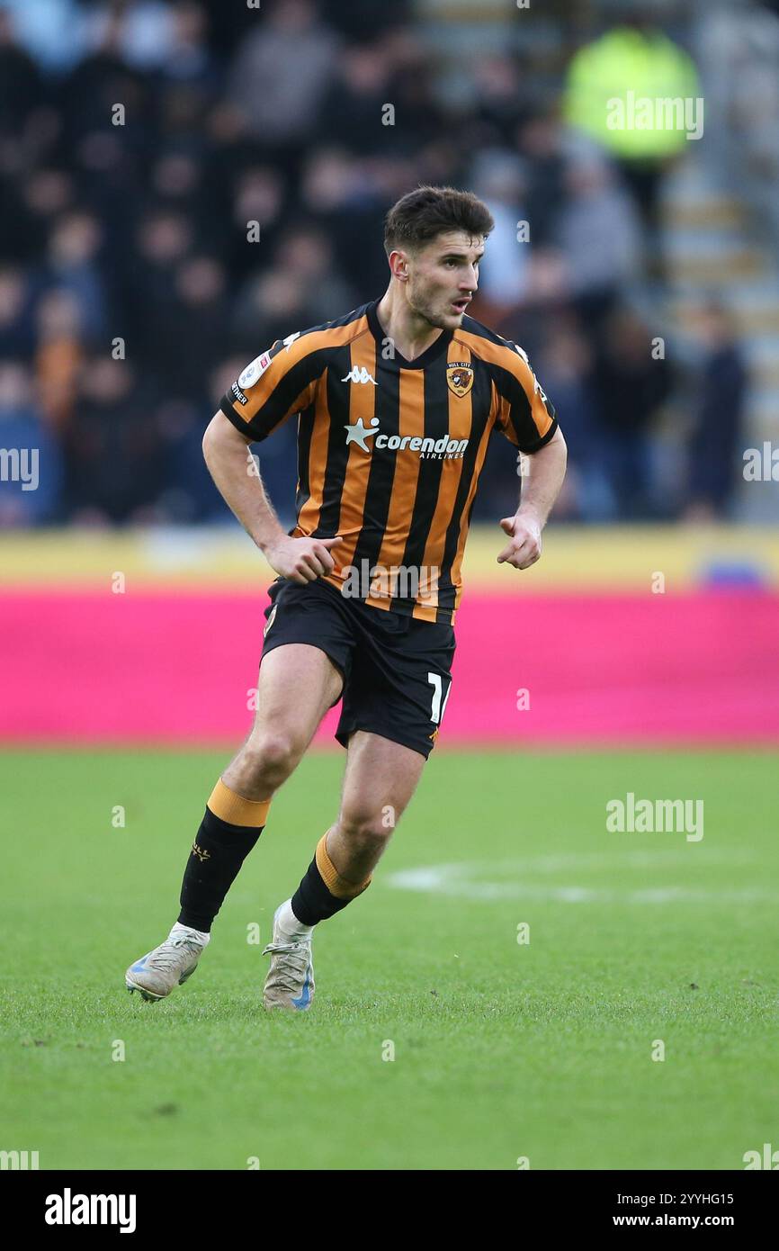 MKM Stadium, Hull, England - 21st December 2024 Ryan Longman of Hull ...