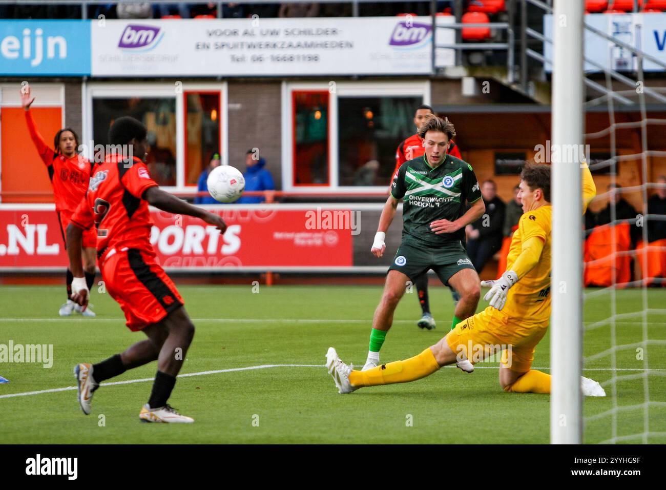 VOLENDAM - 22-12-2024, KRAS Stadium. Keukenkampioen divisie, season 2024-2025. during the match ...