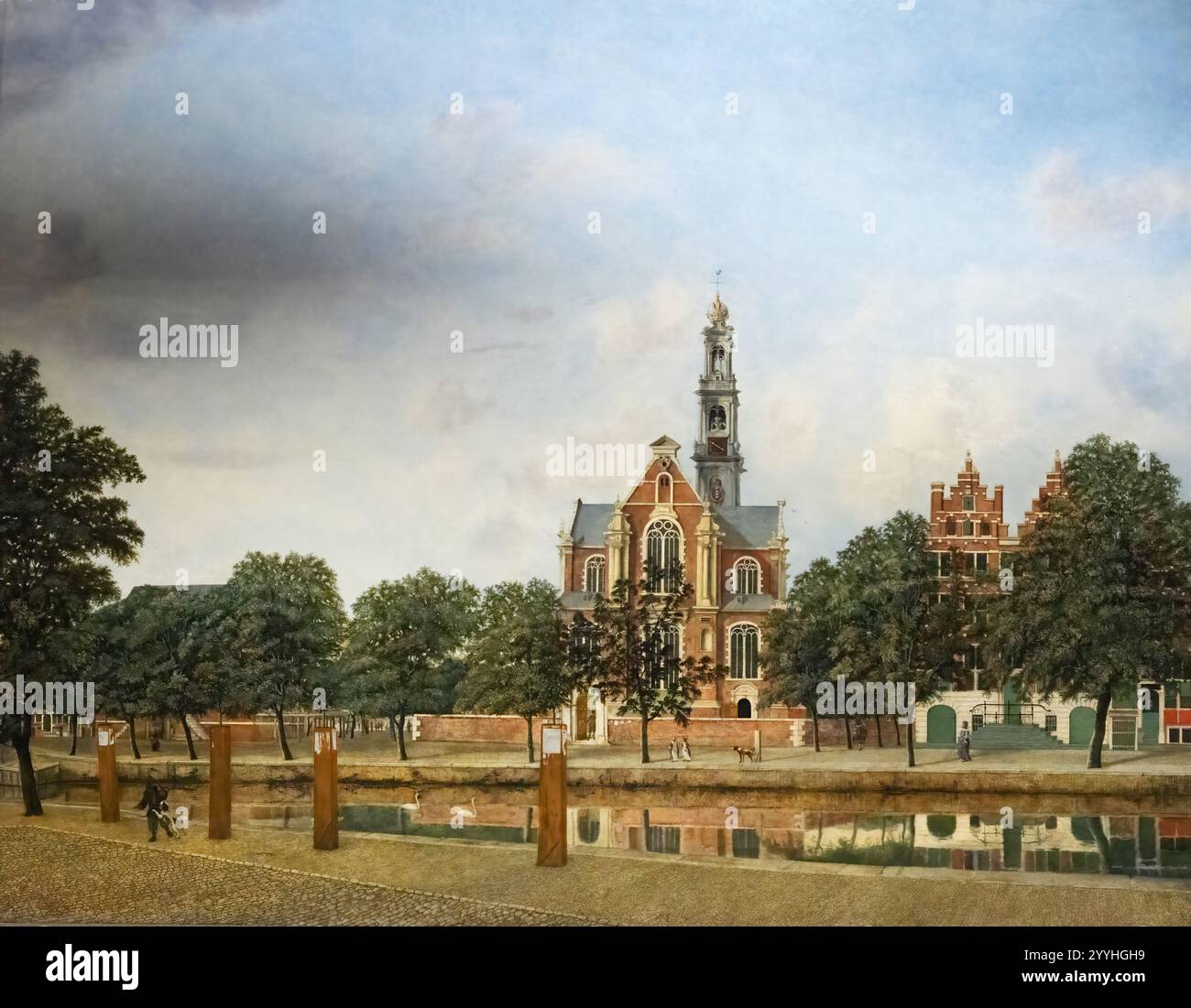 Jan van der Heyden, View of the Westerkerk Amsterdam, 1660. Dutch ...