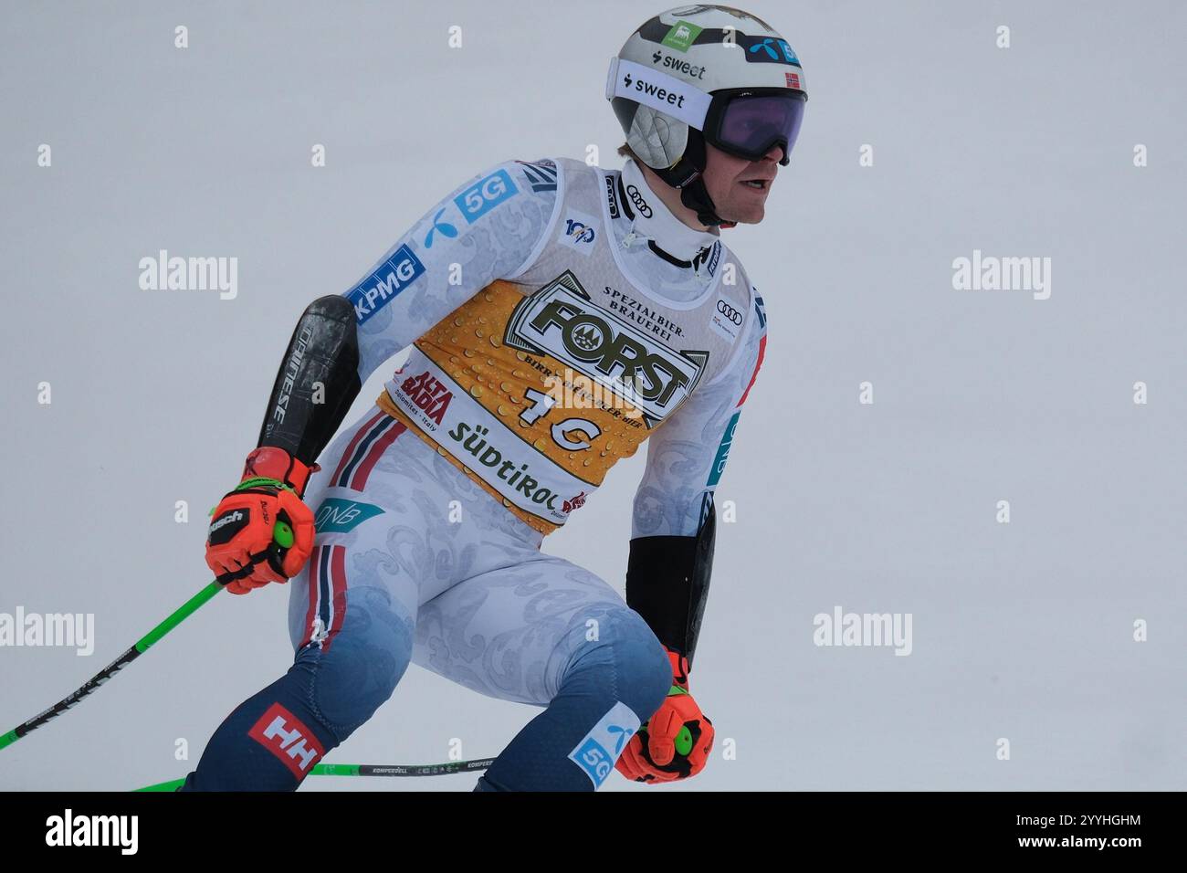 Alta Badia, Italy. 22nd Dec, 2024. Timon Haugan of Team Norway competes ...