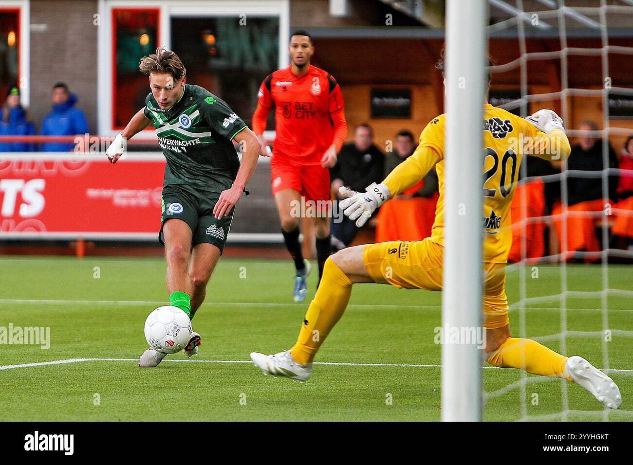 VOLENDAM - 22-12-2024, KRAS Stadium. Keukenkampioen divisie, season 2024-2025. during the match ...