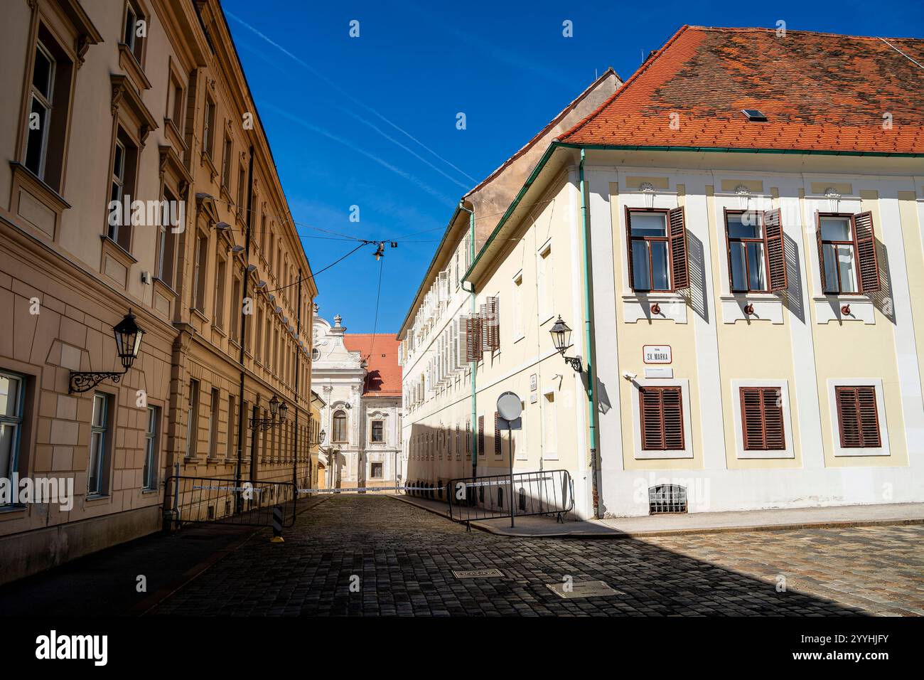 Zagreb landmarks, Croatia Stock Photo - Alamy