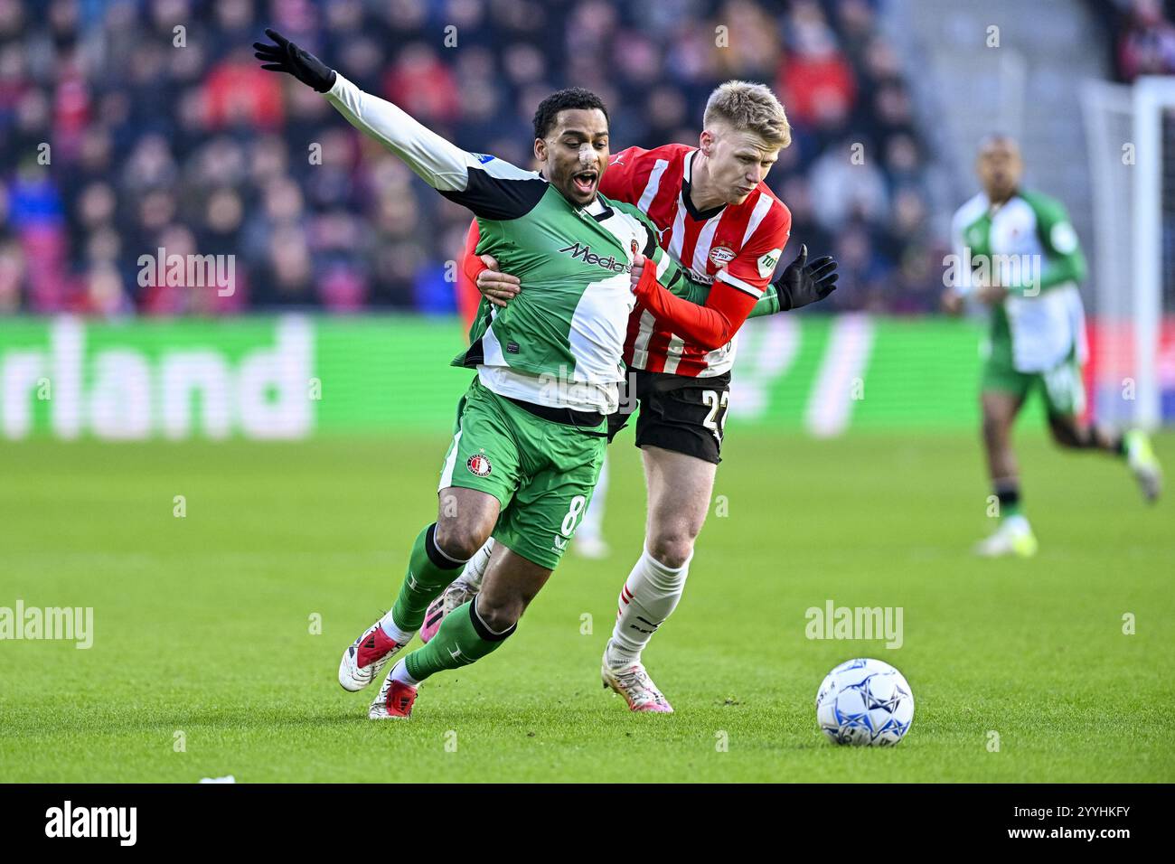 Eindhoven, Netherlands. 22nd Dec, 2024. EINDHOVEN, 22-12-2024, Philips Stadium, football, Dutch ...