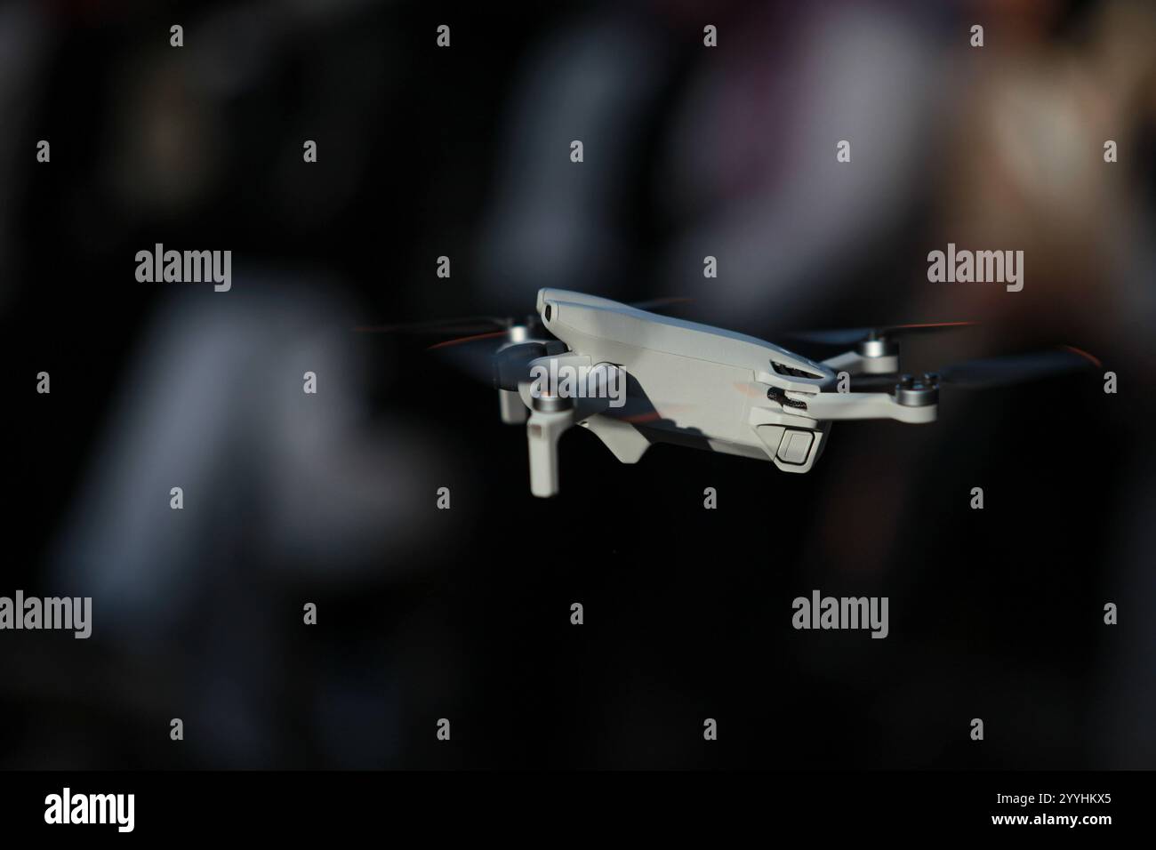 Gaziantep, Turkiye. 21 December 2024. A DJI Mini 3 camera drone flying ...