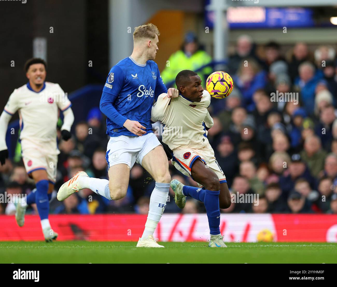 Liverpool, UK. 22nd Dec, 2024. Jarrad Branthwaite of Everton with ...